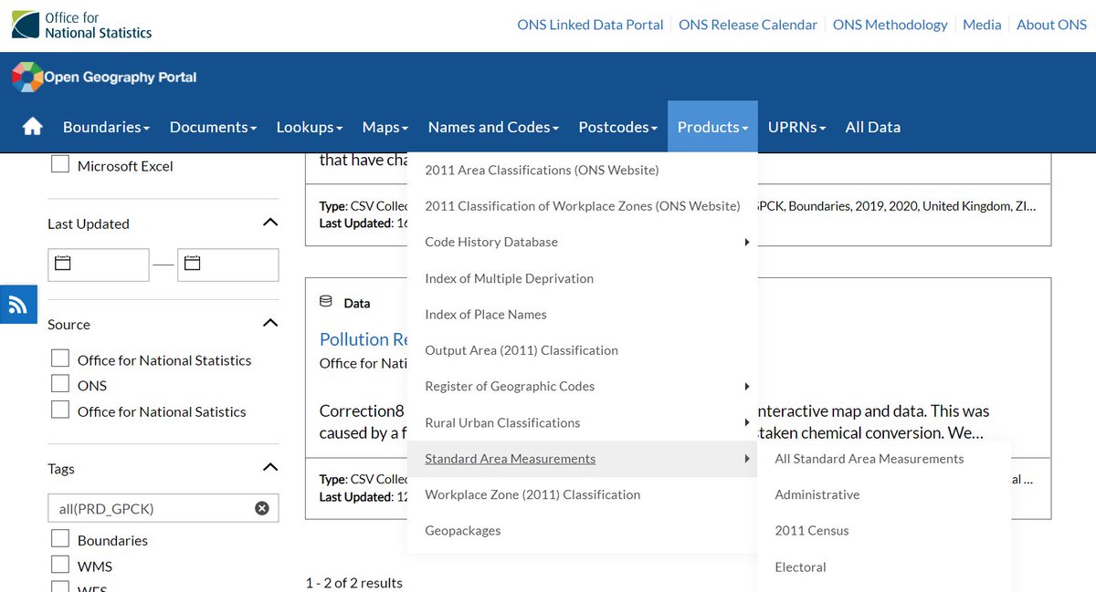 The @ONSgeography team behind the ONS Open Geography Portal really are ...