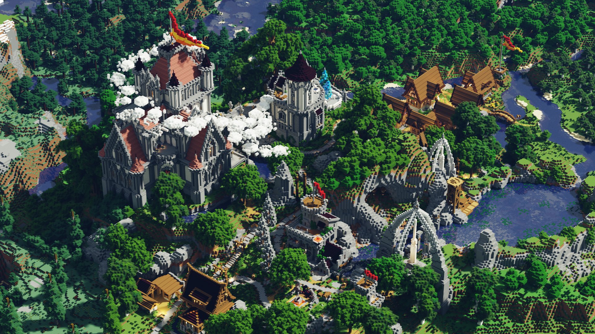 Minecraft Abandoned Castle