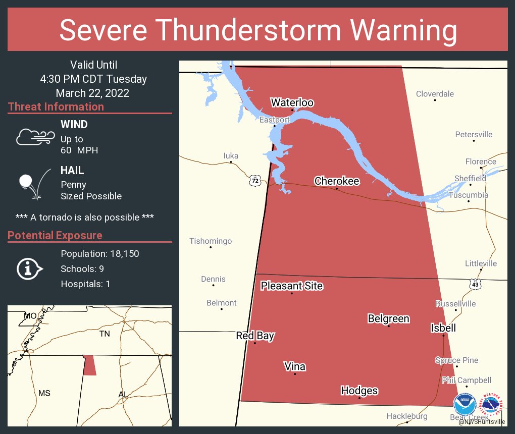 Nws Severe Tstorm On Twitter Severe Thunderstorm Warning Including