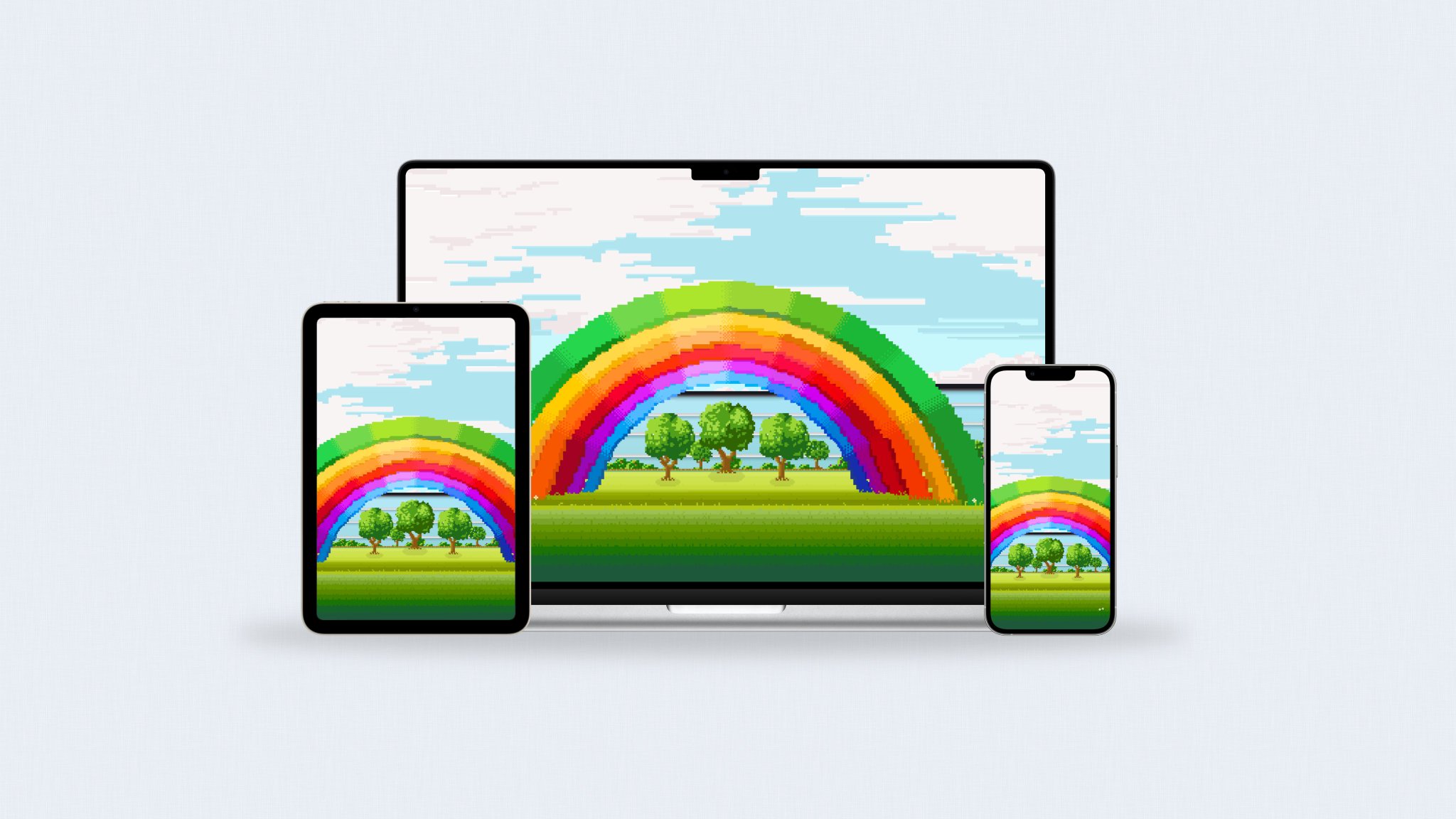 Basic Apple Guy on Twitter: "Apple Pixel Park Wallpapers https://t.co/MgZGZZ04KC https://t.co ...