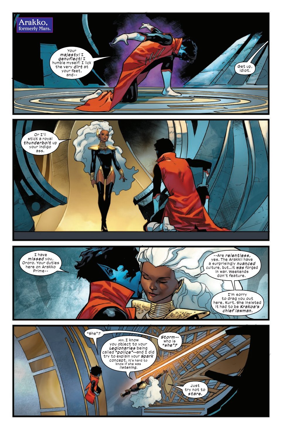 X Men Nightcrawler And Storm