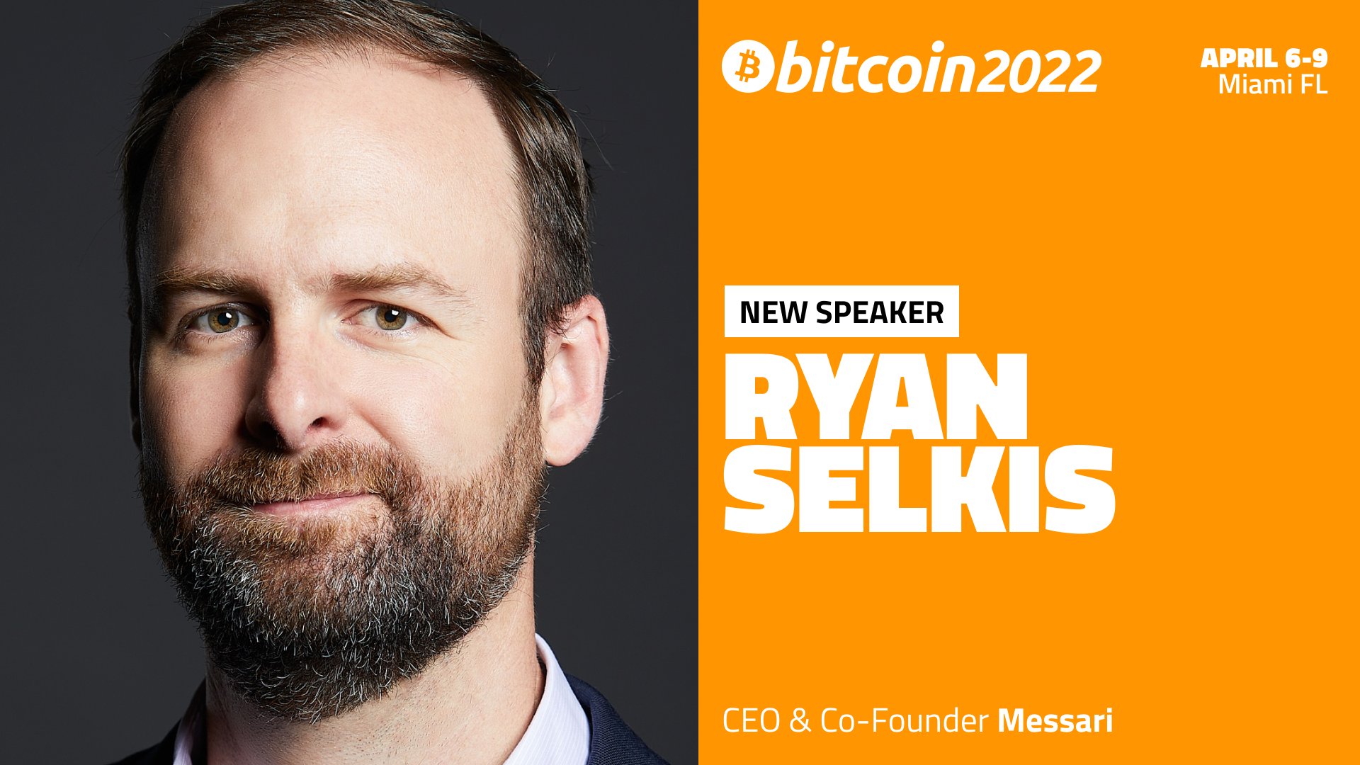 Bitcoin 2022 on Twitter: "Announcing Ryan Selkis as a #Bitcoin2022 speaker! @twobitidiot is ...