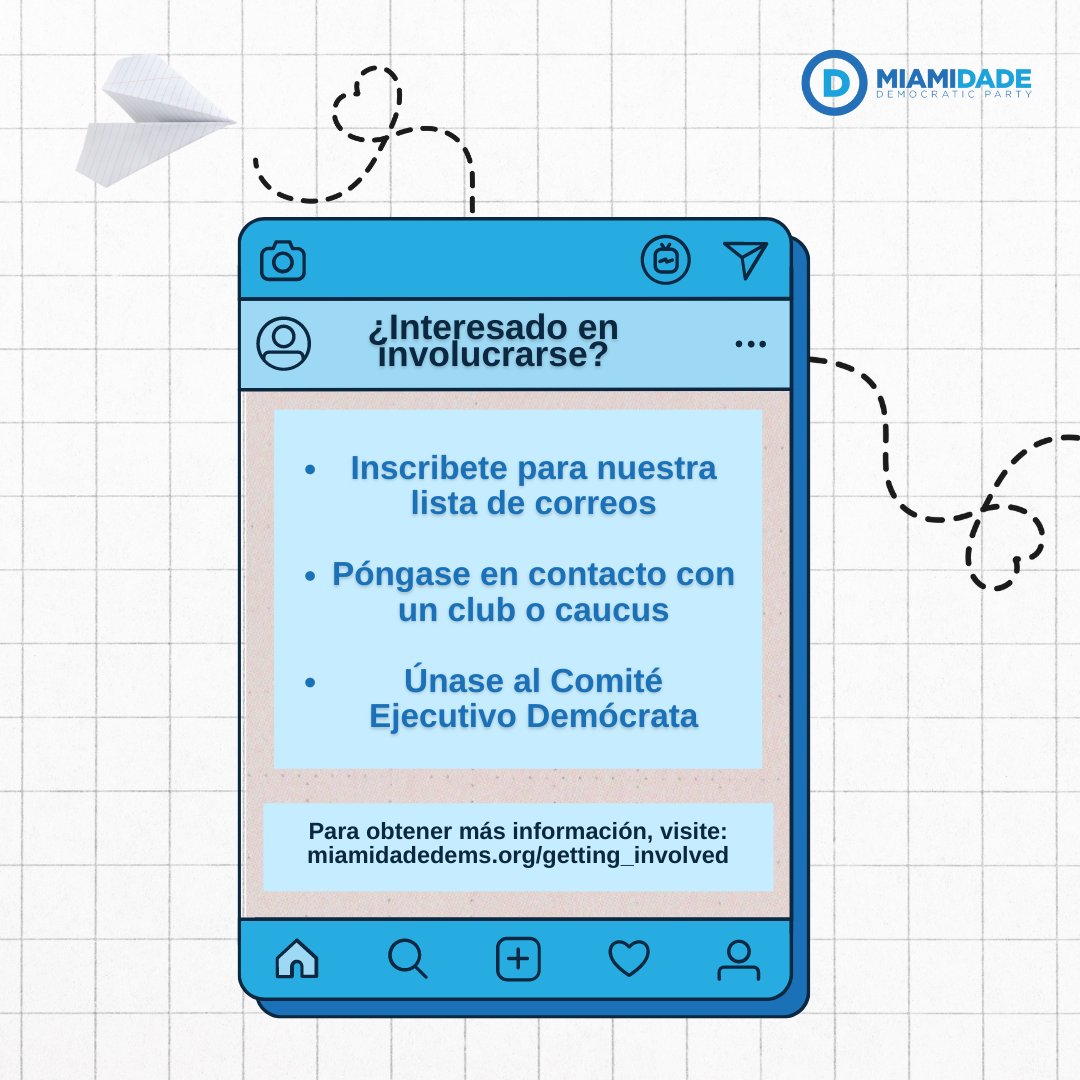 Miami Dade Democrats On Twitter ¿interesado En Involucrarse📱