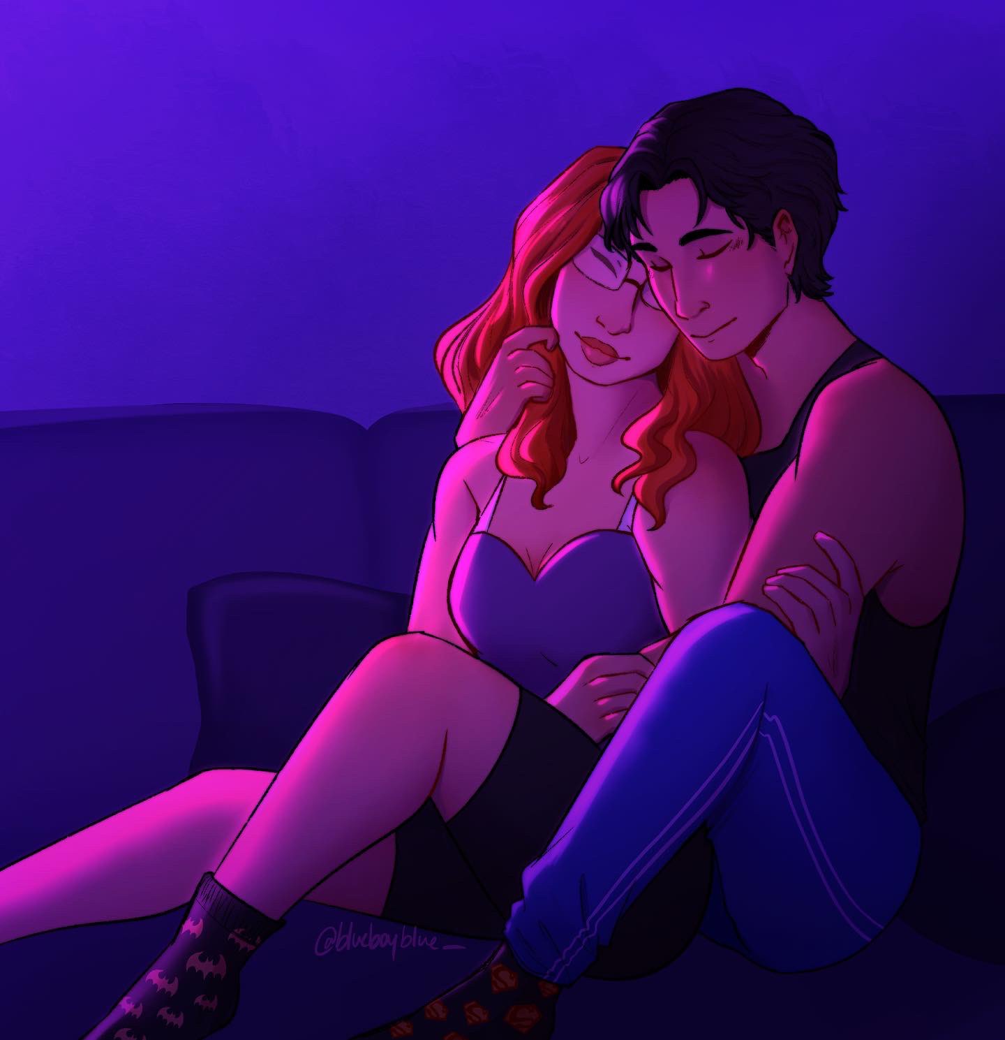 Dick Grayson And Barbara Gordon Fan Art