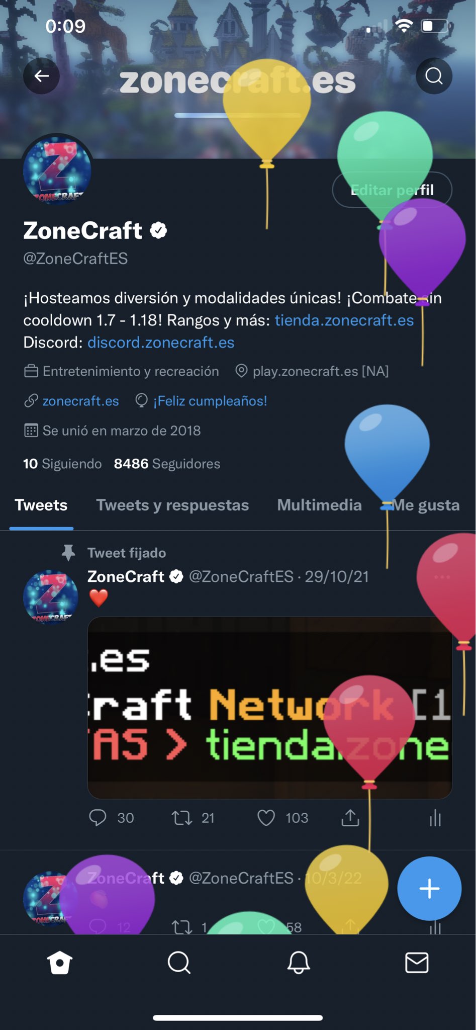 ZoneCraft 🥭 on Twitter: "4 años en línea 🥹🥳 https://t.co/AxFLFsADCe ...