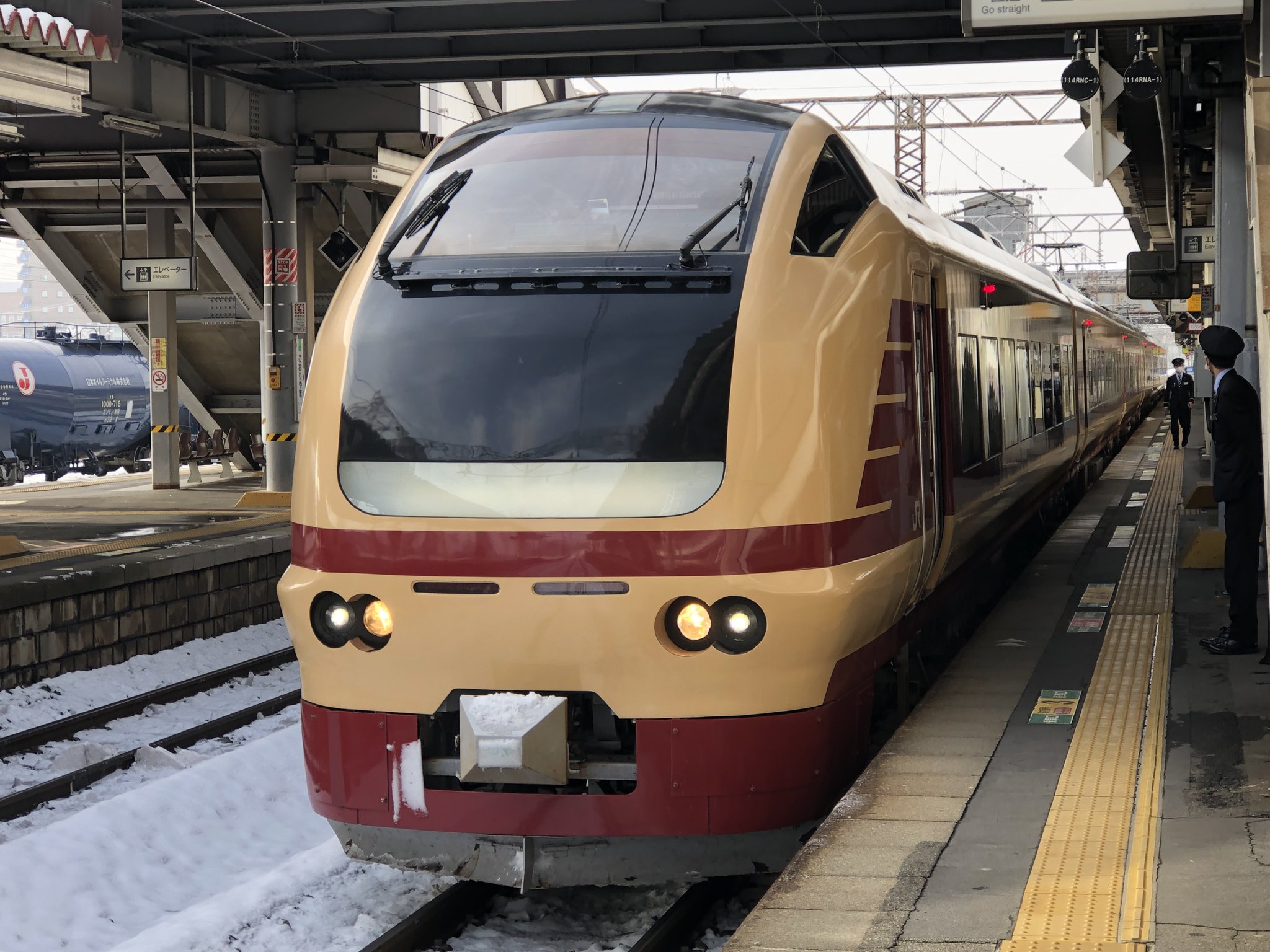 ロメロ(Princess Liner) on Twitter: "郡山駅からはE653系1000番台国鉄特急色の水カツK70F×7C 臨時快速 仙台駅行きに乗って終点仙台に向かいます😊 ...
