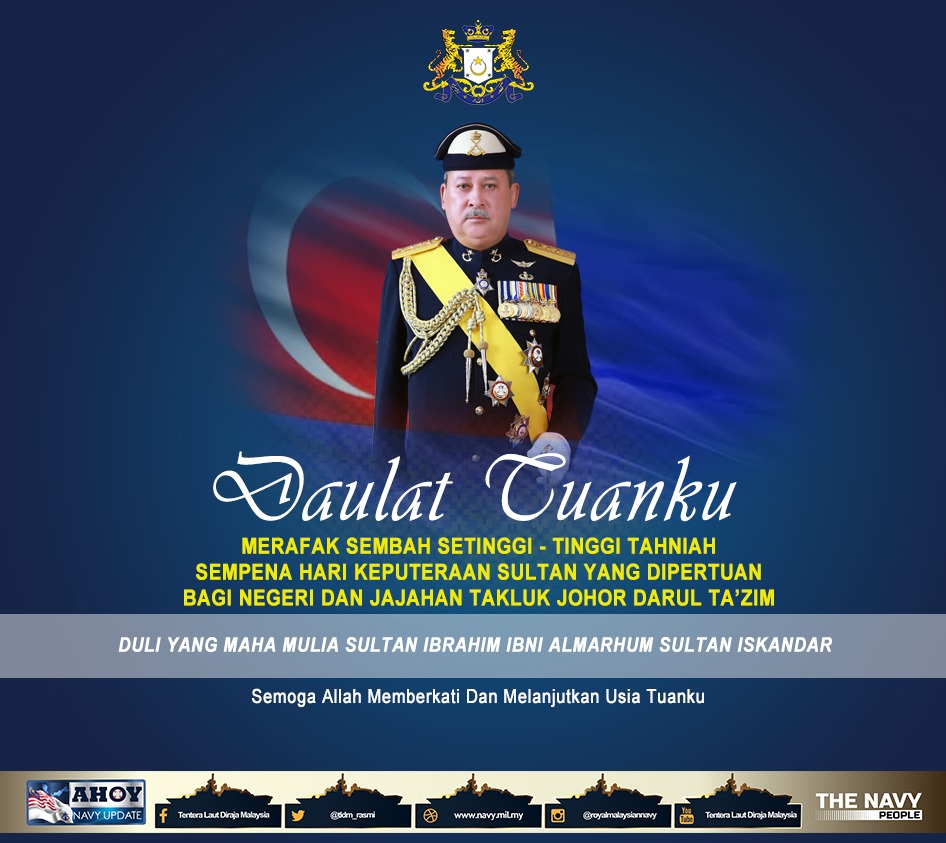 Royal Malaysian Navy on Twitter: "Merafak sembah dengan ucapan setinggi-tinggi tahniah dan ucap ...