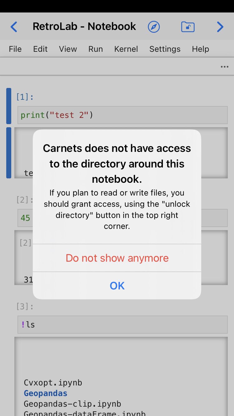 Carnets Jupyter For Ios On Twitter Big Release For Carnets And Carnets With Scipy Today 