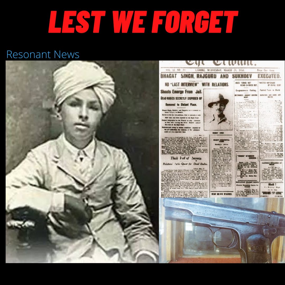 Bhagat Singh Photos With Gun