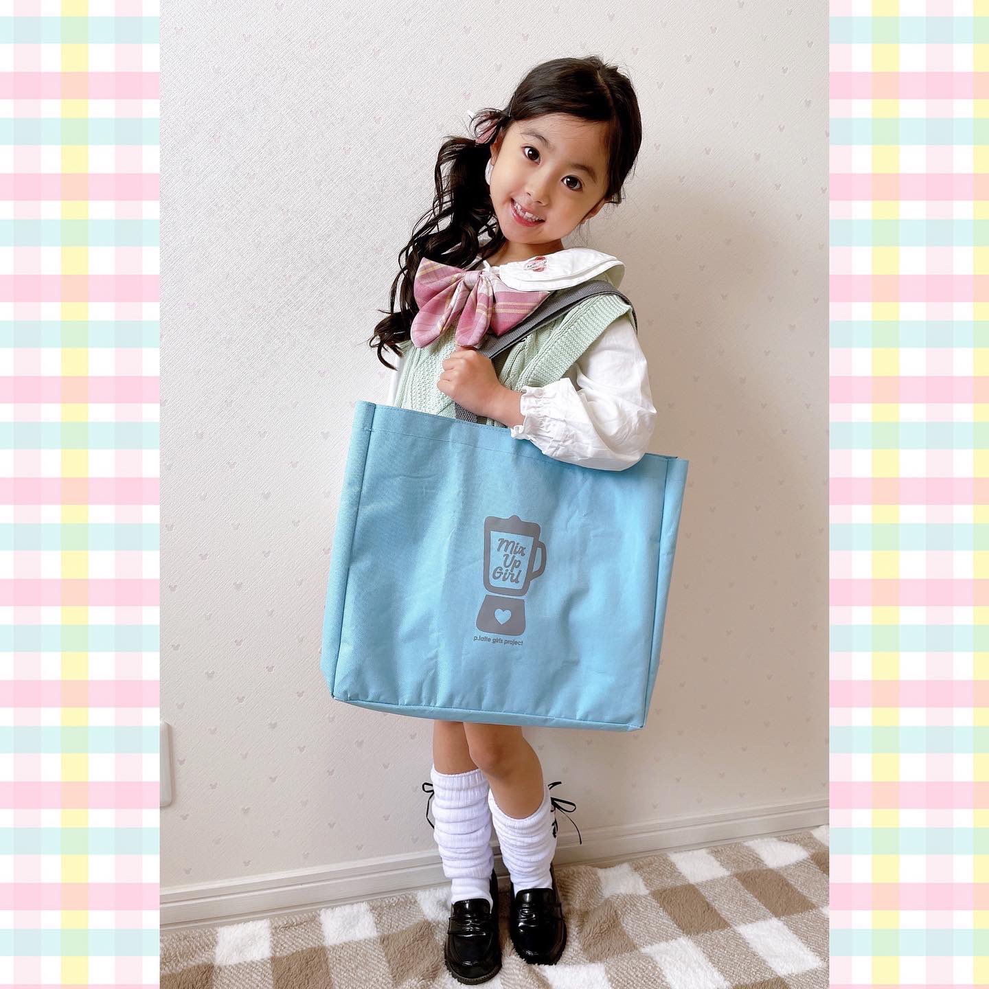 ベアトリーチェ長崎 on Twitter: "RT @yuna20141208: cuugal4月号付録⭐️pink-latteコラボトートバッグ♡♡ なんちゃって制服コーデと合わせてみたよ💕 ...