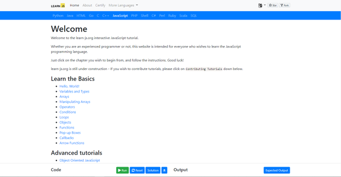 Six beginner friendly websites to learn JavaScript. A Thread 🧵👇🏻 ...