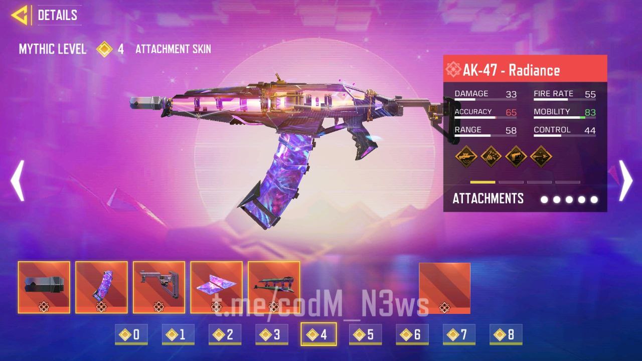 PlayCODNews on Twitter: "A look at the upcoming Mythic AK-47 - Radiance Blueprint! 🙀 #CODMobile# ...