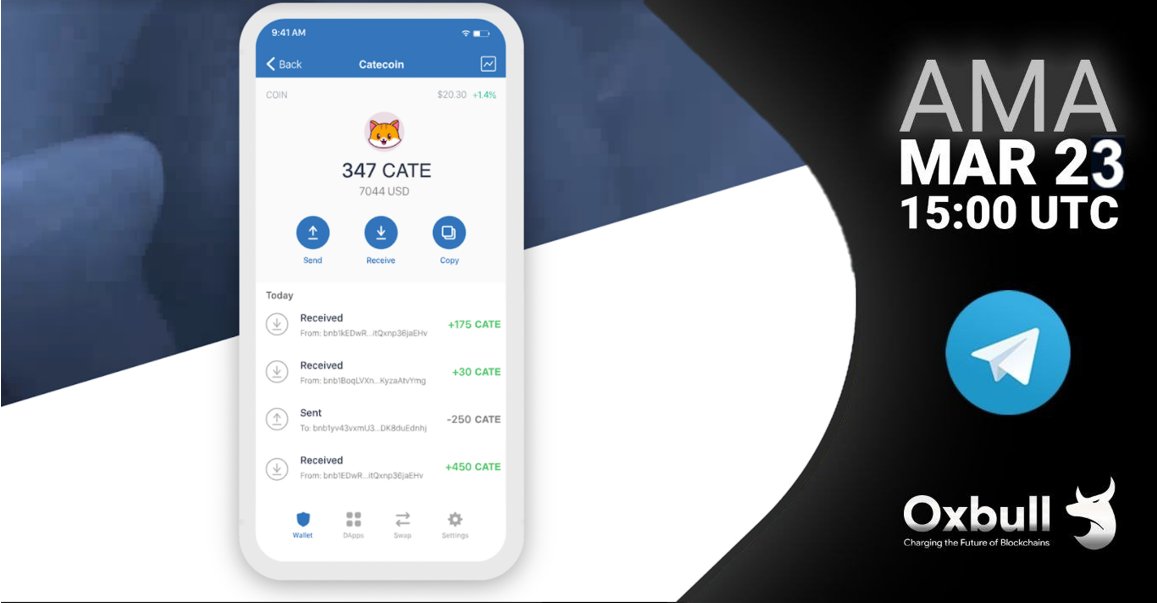 Oxbull on Twitter: "Join us today @ 1500UTC for an AMA Session with @catpayio ! Like, share and ...
