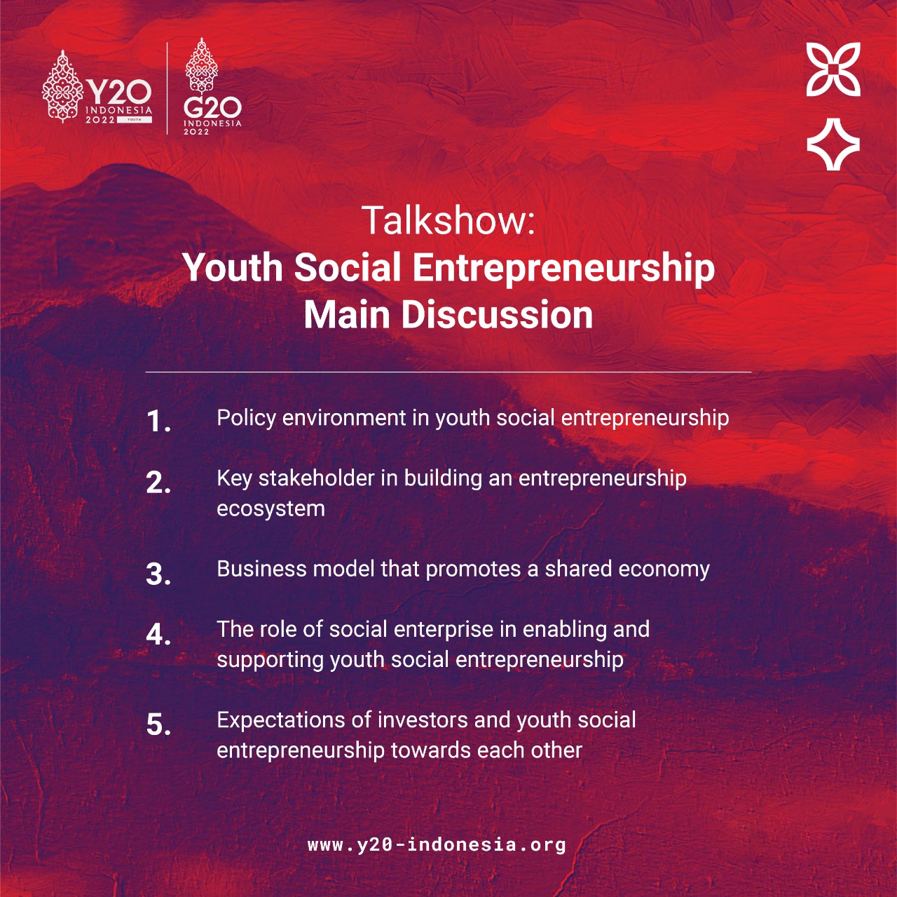 G20 Indonesia on Twitter: "Watch the Y20 Indonesia 2022 Pre-Summit 1 on the Youtube channel ...