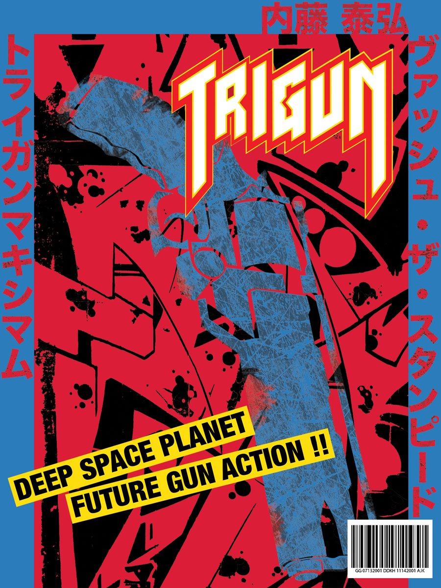 A cover I did for trigun, really wish we would see new printings one ...