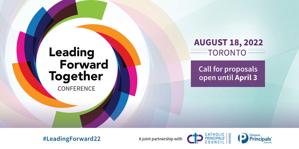 Ontario Principals' Council on Twitter: "Join us at our Leading Forward Together Conference ...