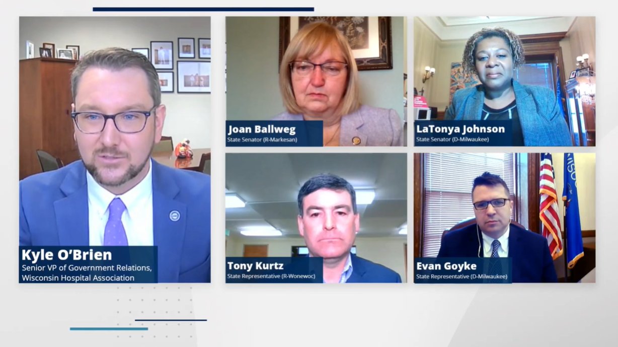 Wisconsin Hospital Association on Twitter: "WHA's Kyle O'Brien hosts @SenBallweg ...