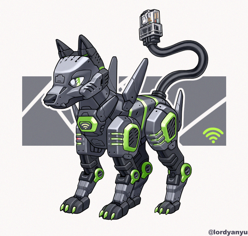 「router dog📶🐕 」|lordyan耶博士のイラスト