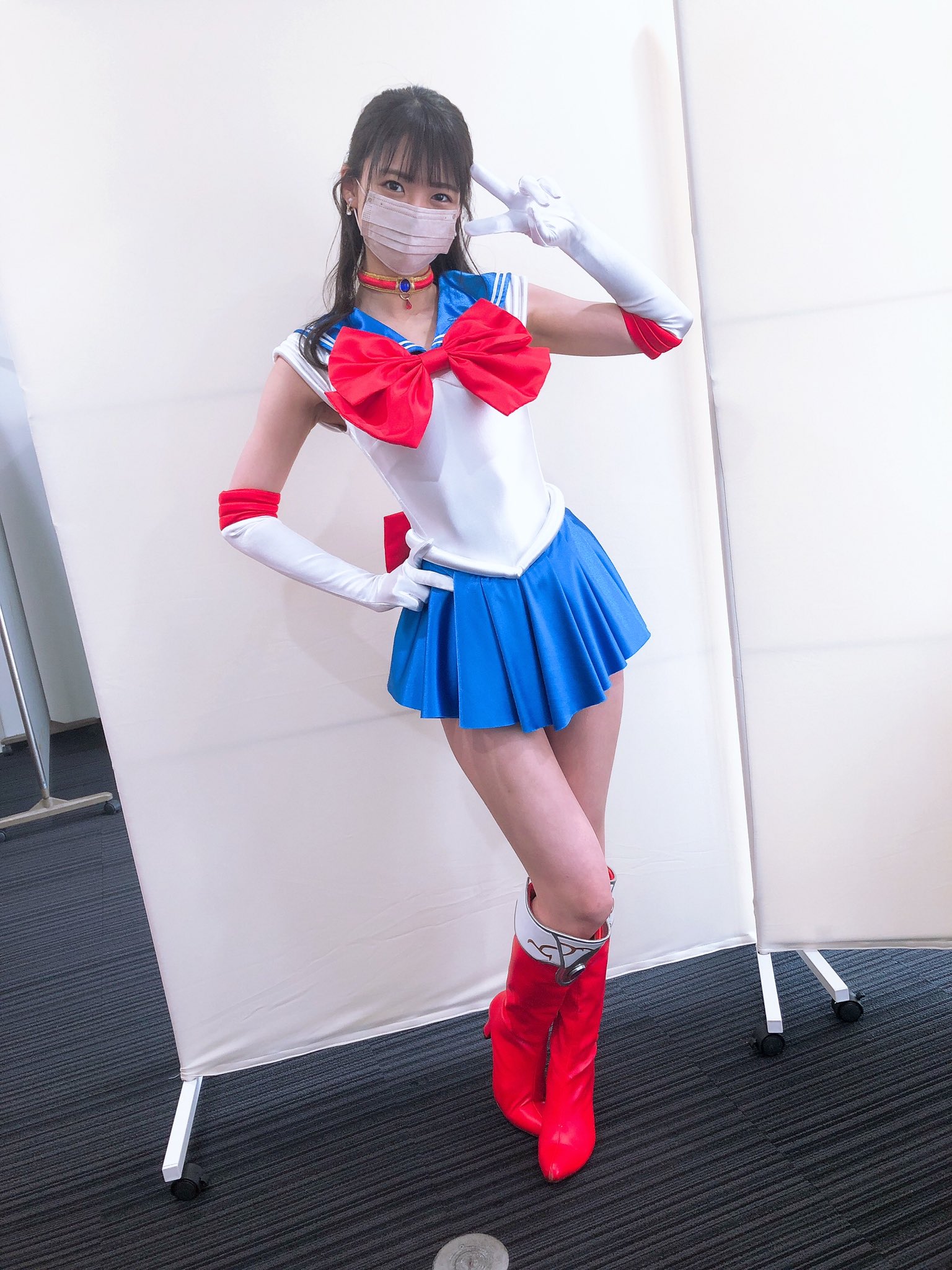 GIGA特撮ヒロイン動画 on Twitter: "RT @giga_una7: マスク姿も可愛いね💕🎀🌟 ＃スーパーヒロインライブ ＃セーラーセレーナ https://t.co ...