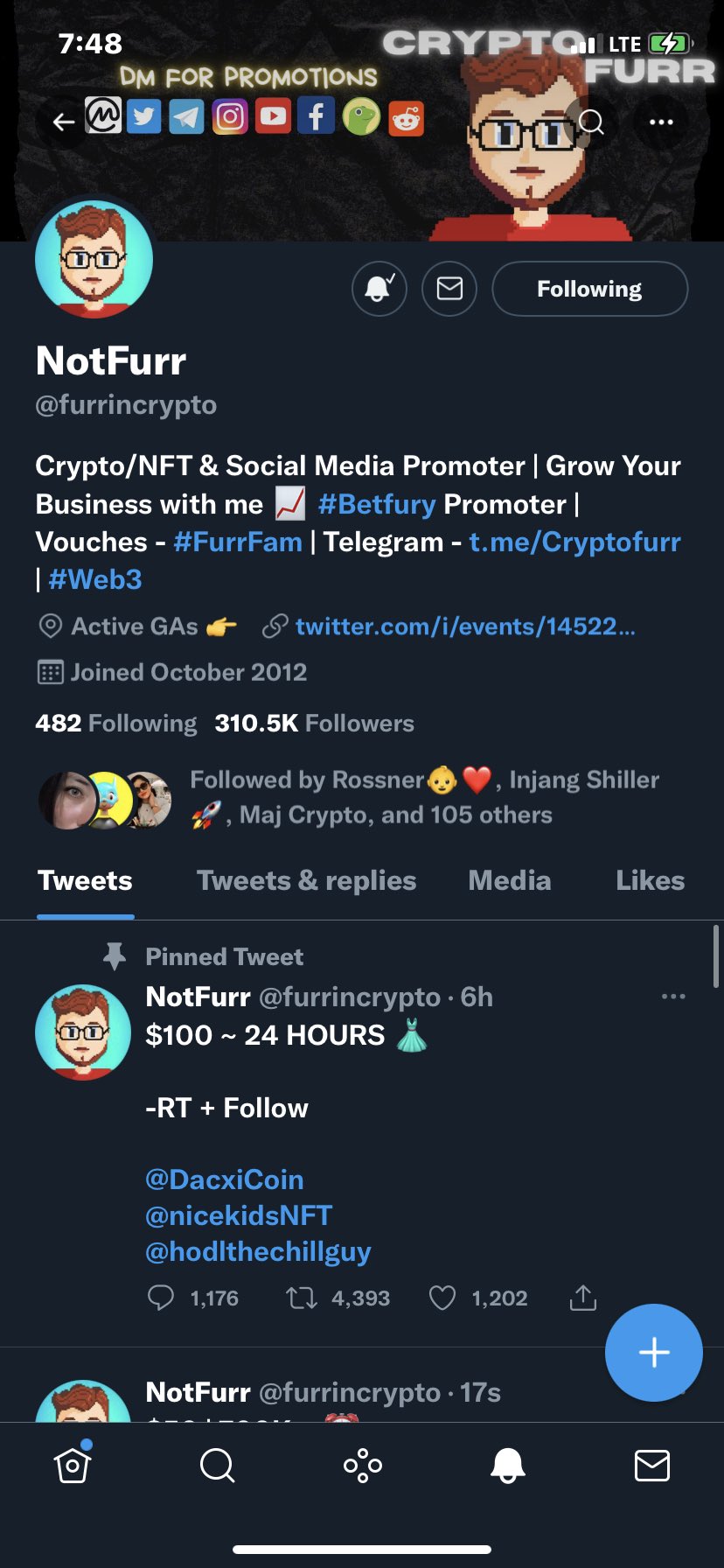 Jake Stephens 🎯💜💎⚜️ 💫 on Twitter: "@furrincrypto https://t.co/BM2T2QMfZe" / Twitter