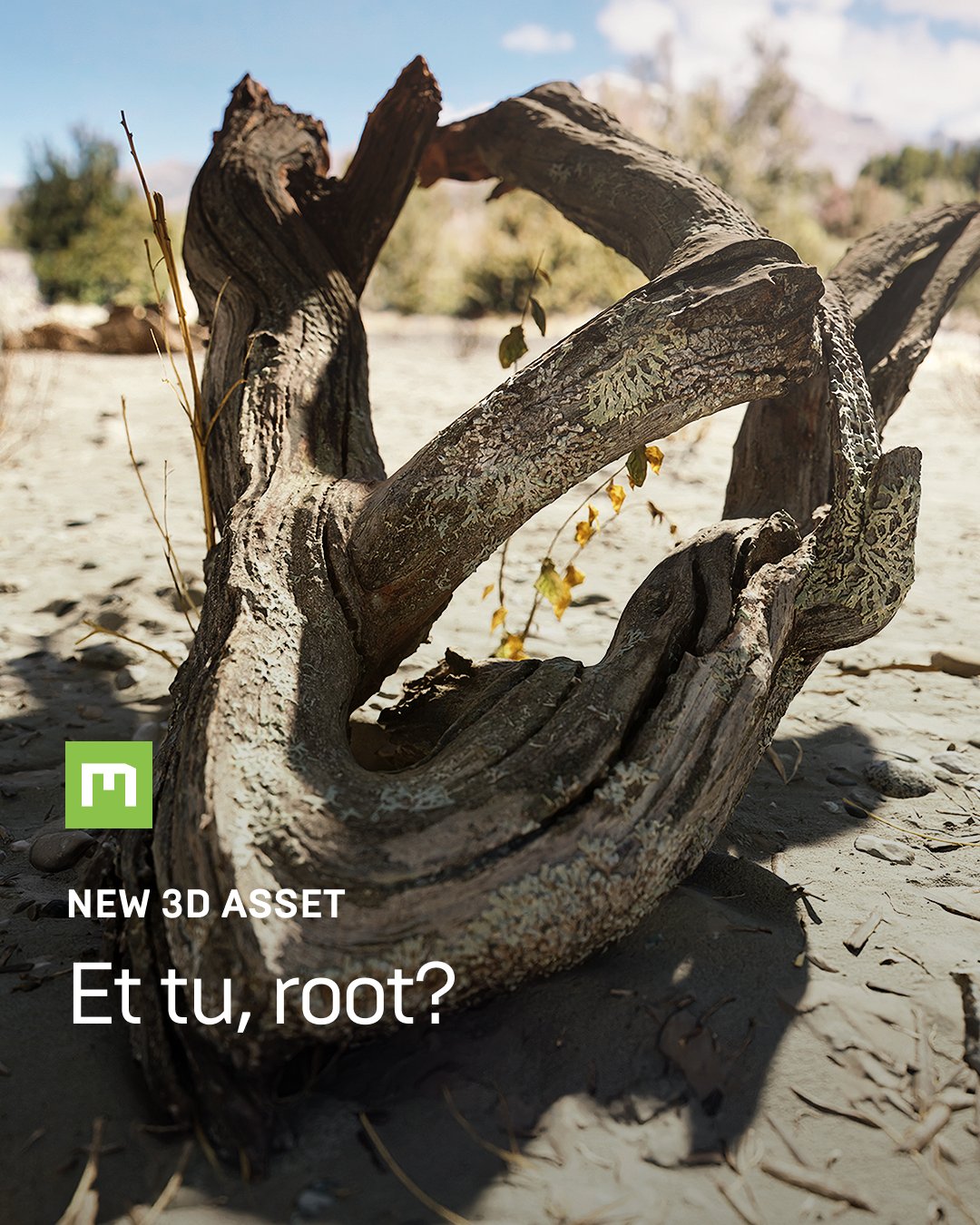 Quixel on Twitter: "Mind your step over this Tundra Dry Root. 🍂 https ...