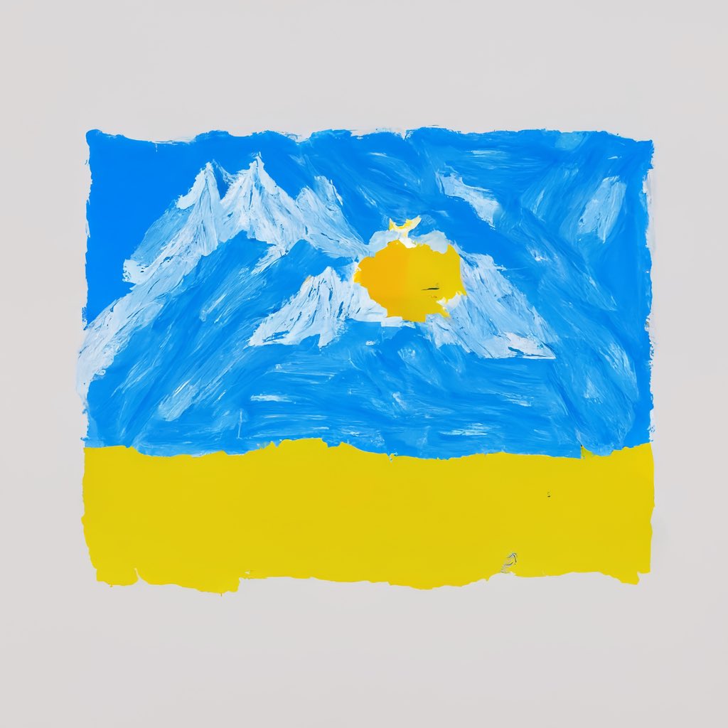 itsgalo 🗯 on Twitter: "I asked #midjourney to produce a masterpiece in microsoft paint: https ...