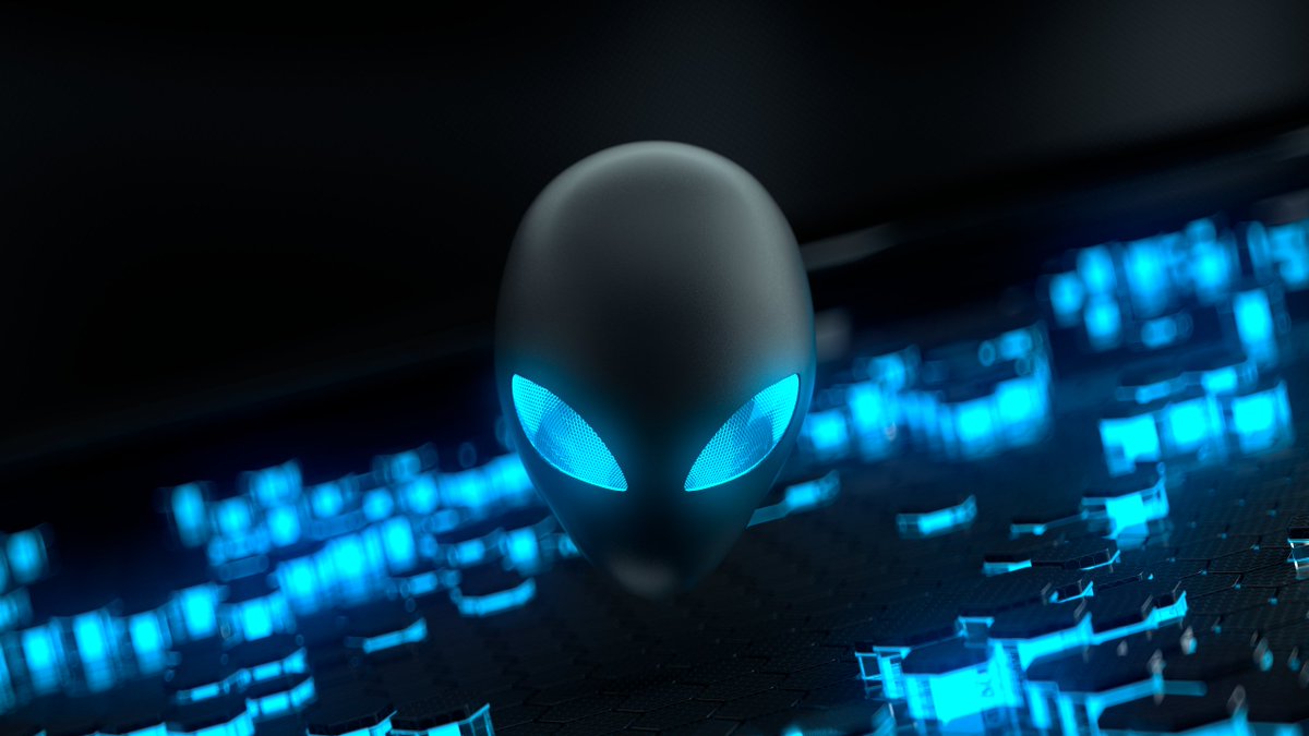 Blue Alien Wallpaper