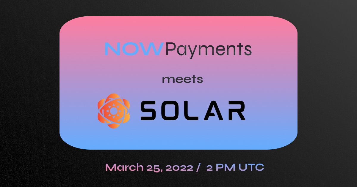 NOWPayments on Twitter: "This Friday🎉 Join us in our LIVE discussion on #TwitterSpaces! Find out ...