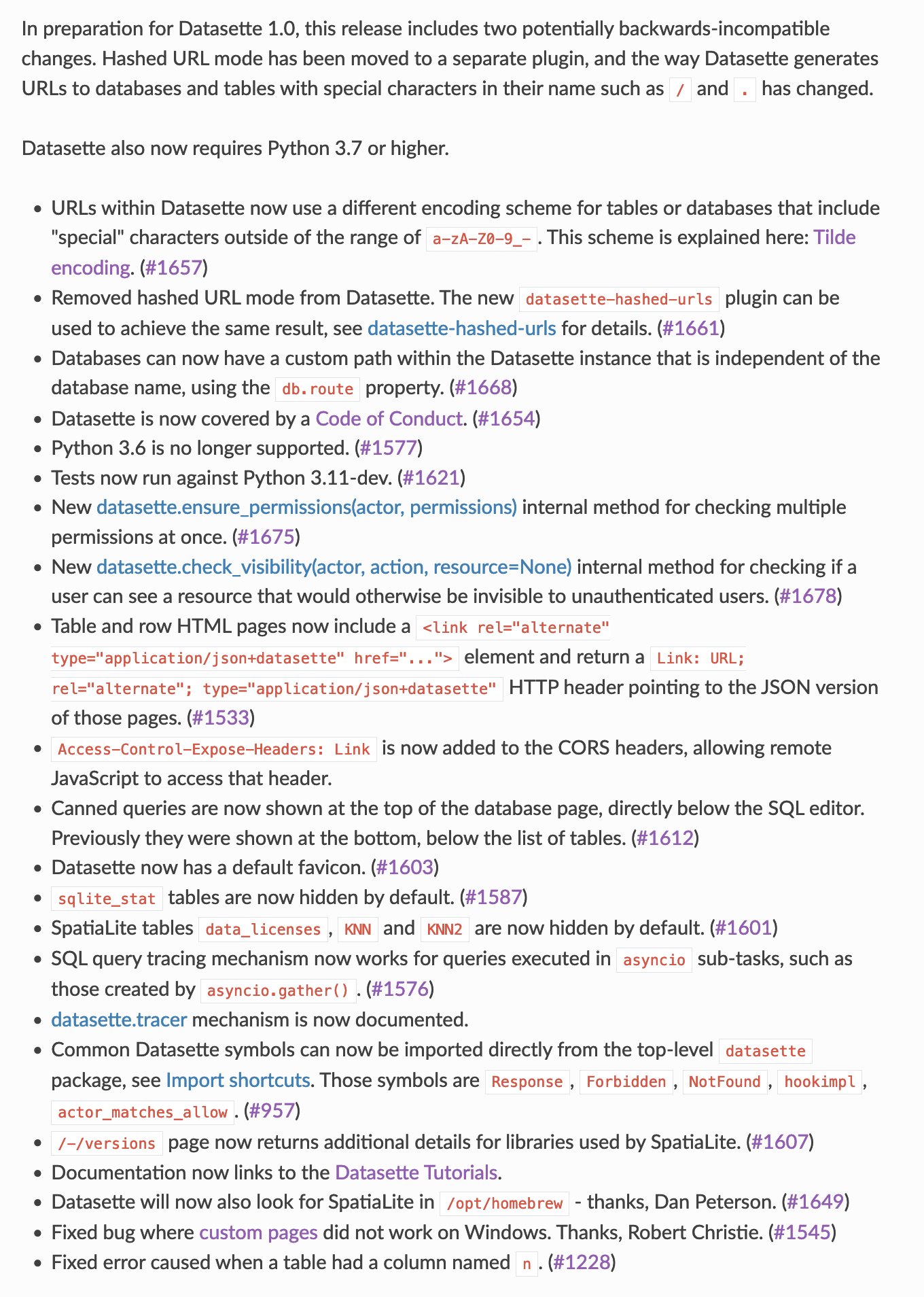 Datasette (@datasetteproj) / Twitter
