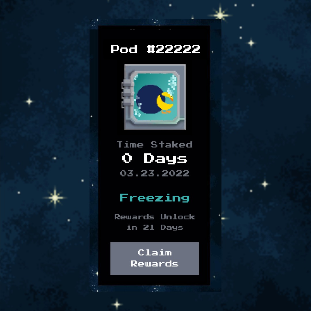 Luna The Duck on Twitter: "$LUNA The Duck wanted to commemorate the bluechip Terra NFT @galactic ...