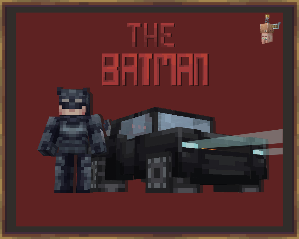 Pixel Art Minecraft Batman