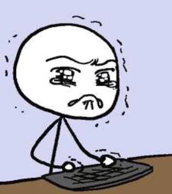 Crying At Computer Meme