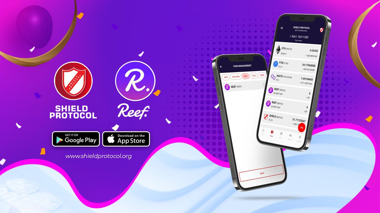 SHIELD PROTOCOL on Twitter: "🎊🎉Announcement 🎉 🎊 @ReefDeFi integration with #shield 🛡wallet is ...