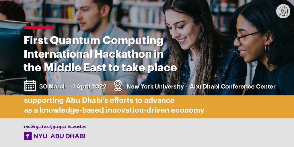 مكتب أبوظبي الإعلامي on Twitter: ".@NYUAbuDhabi will host the first quantum computing hackathon ...