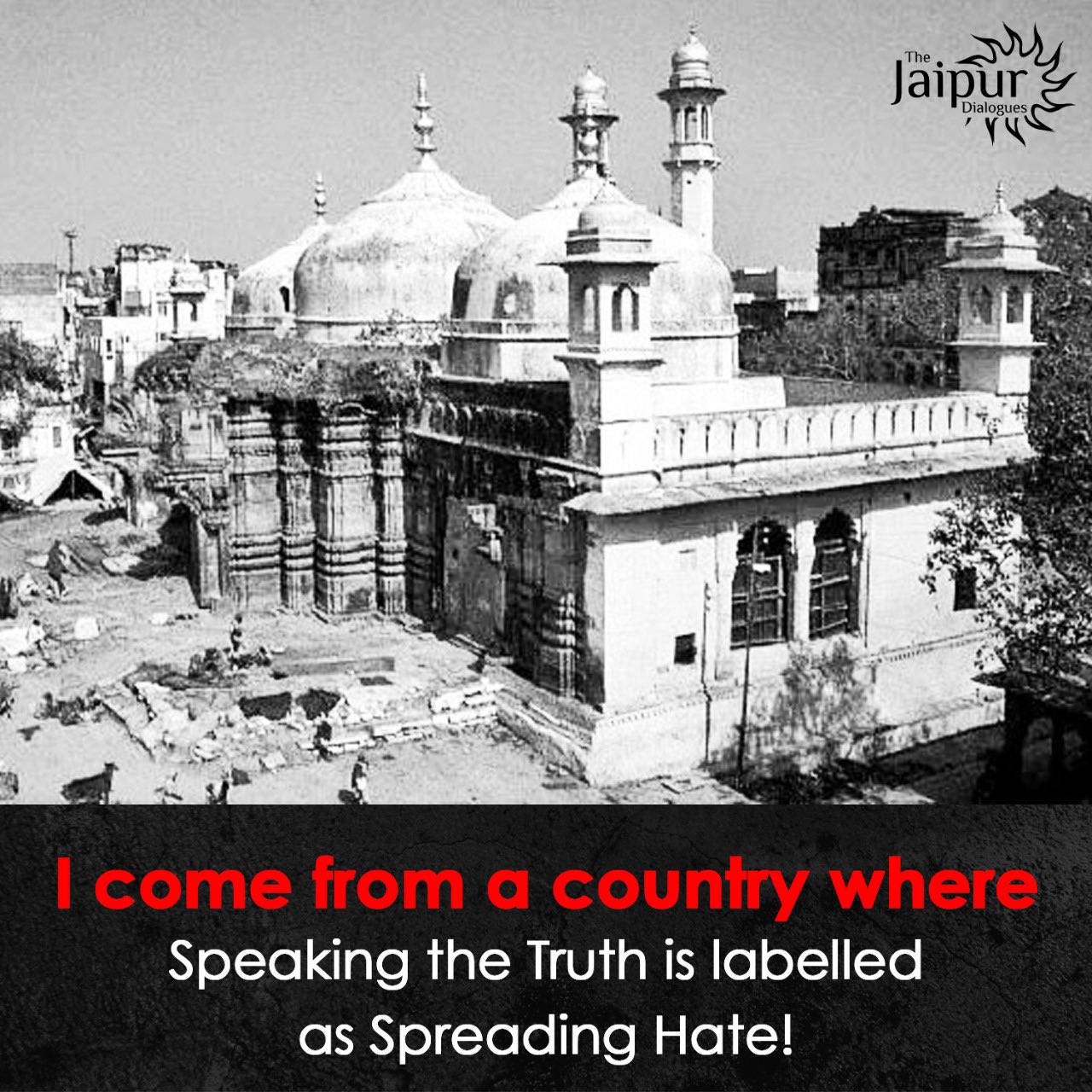 The Jaipur Dialogues on Twitter: "Demanding your temples back is against the Secular Fabric ...