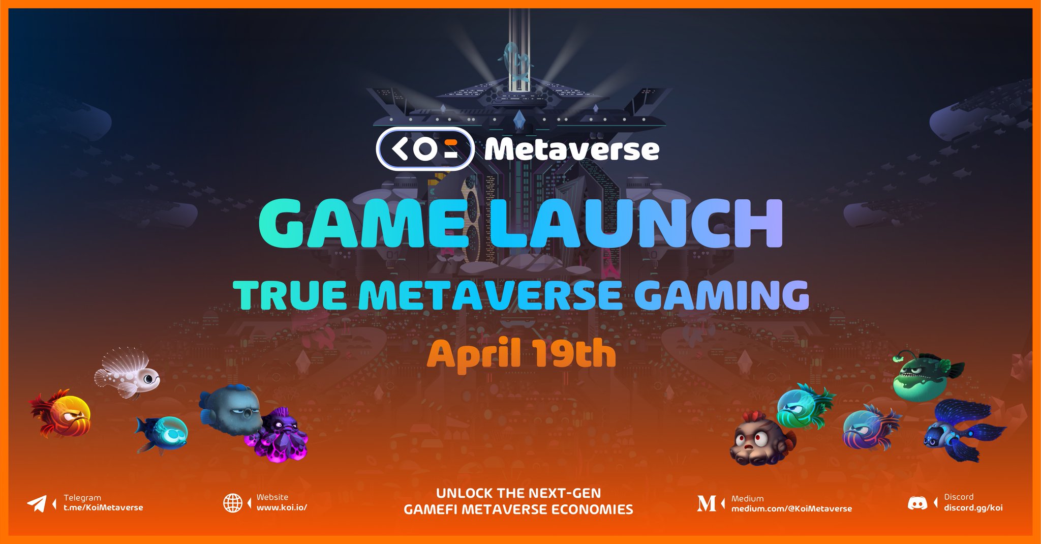 Koi Labs on Twitter: "📣Game Launch Date Reveal 🎉It is our pleasure to announce that the first ...