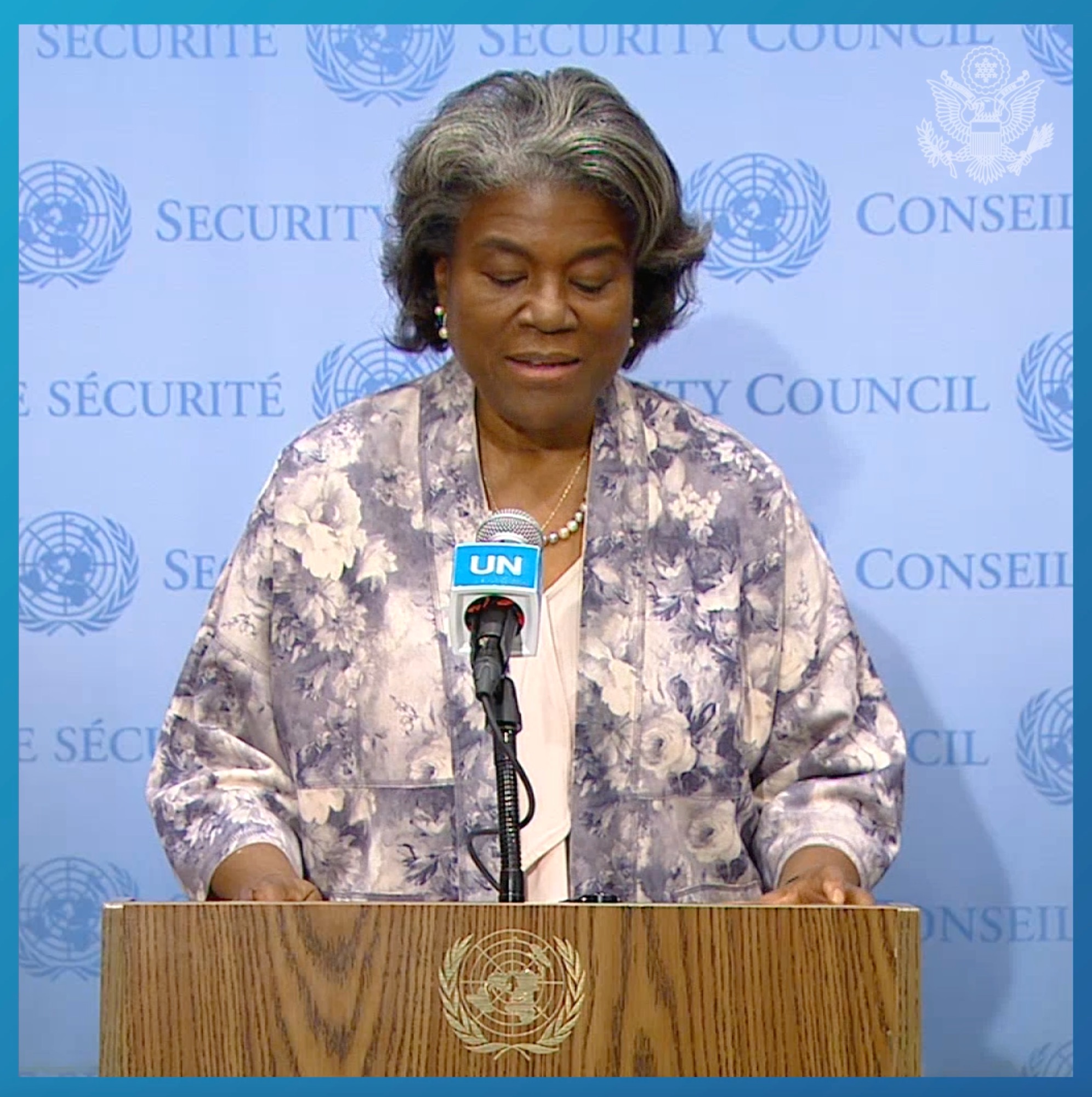 Ambassador Linda Thomas-Greenfield on Twitter: "Today, once again, the ...