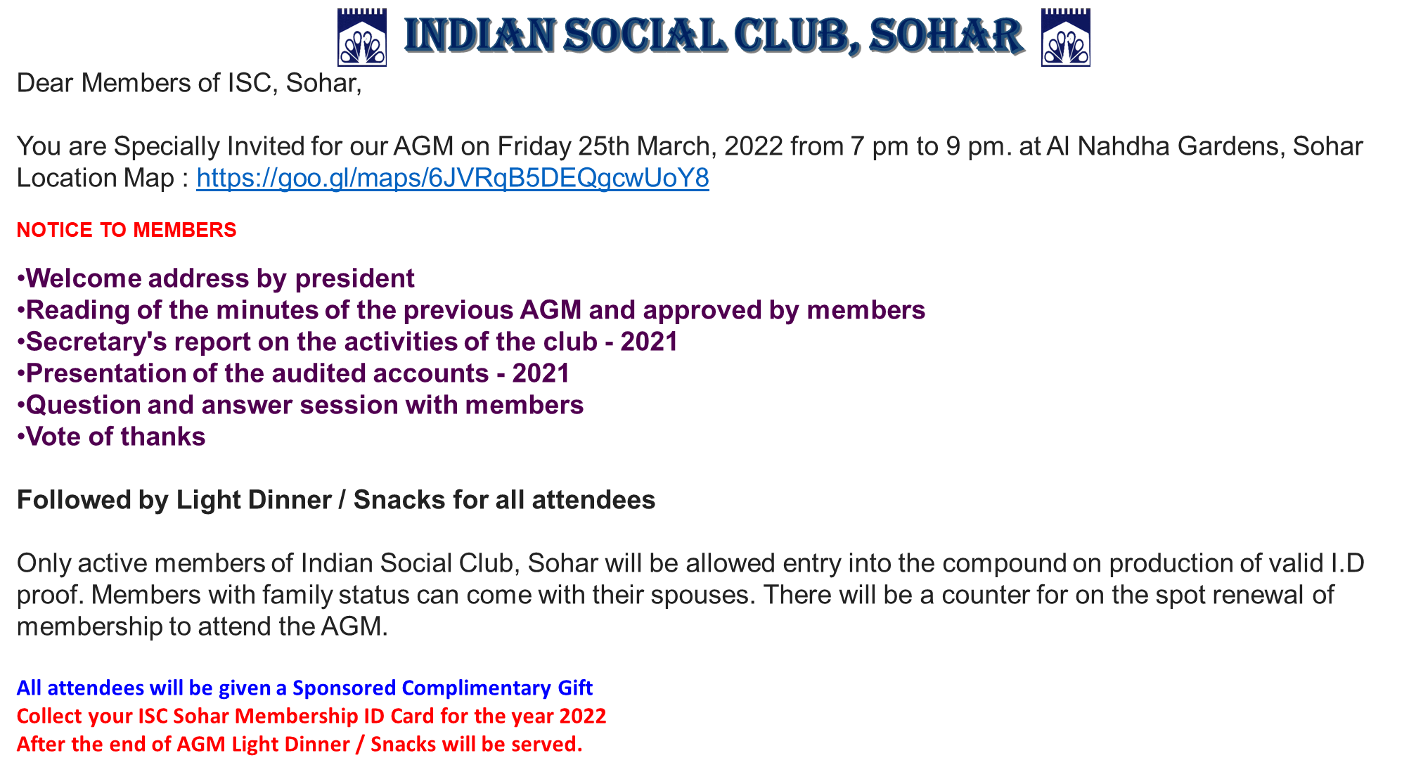 Indian Social Club, Sohar on Twitter: Indian Social Club, Sohar on Twitter:
