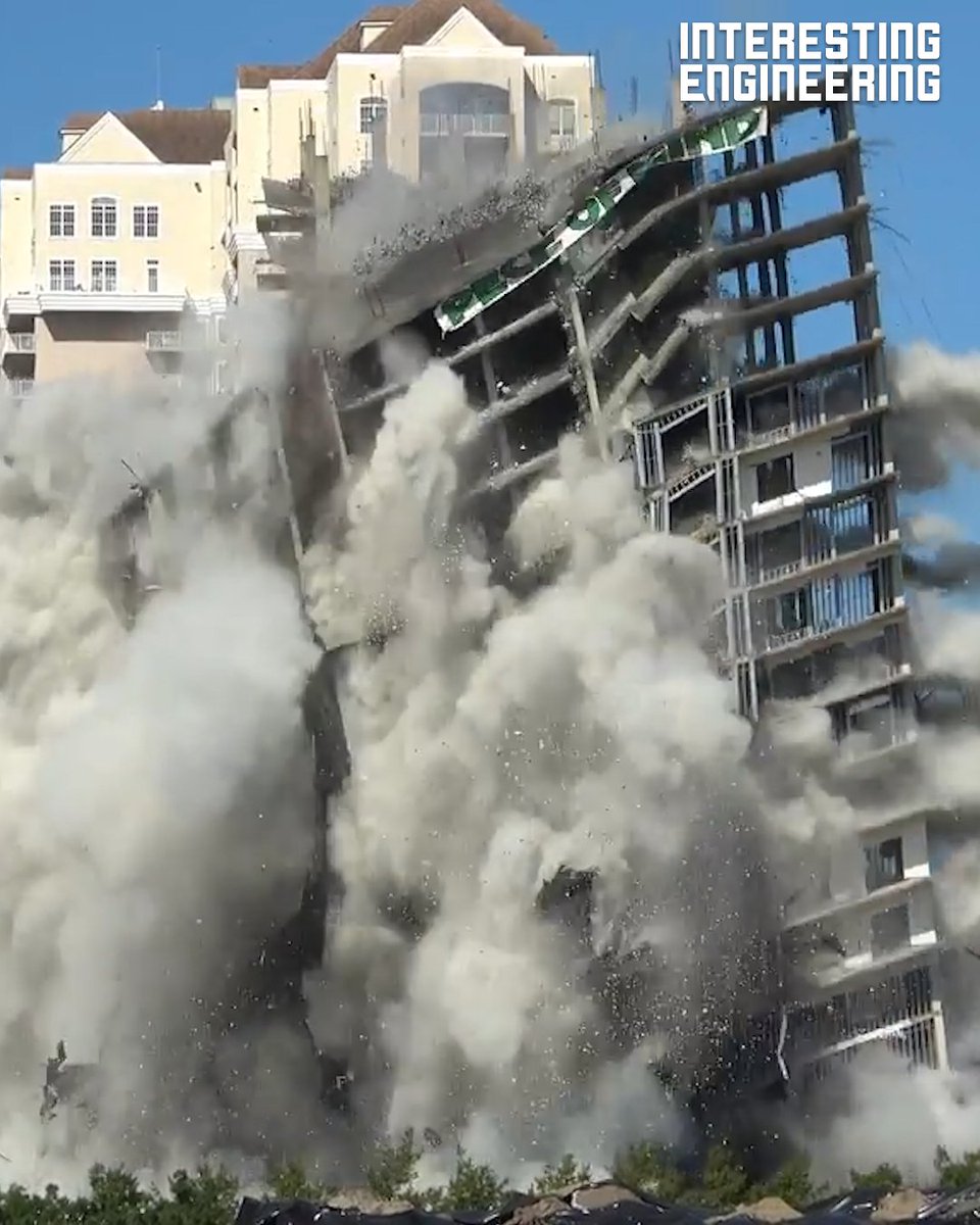 Interesting Engineering on Twitter: "Ever wonder how building implosion works? #engineering"