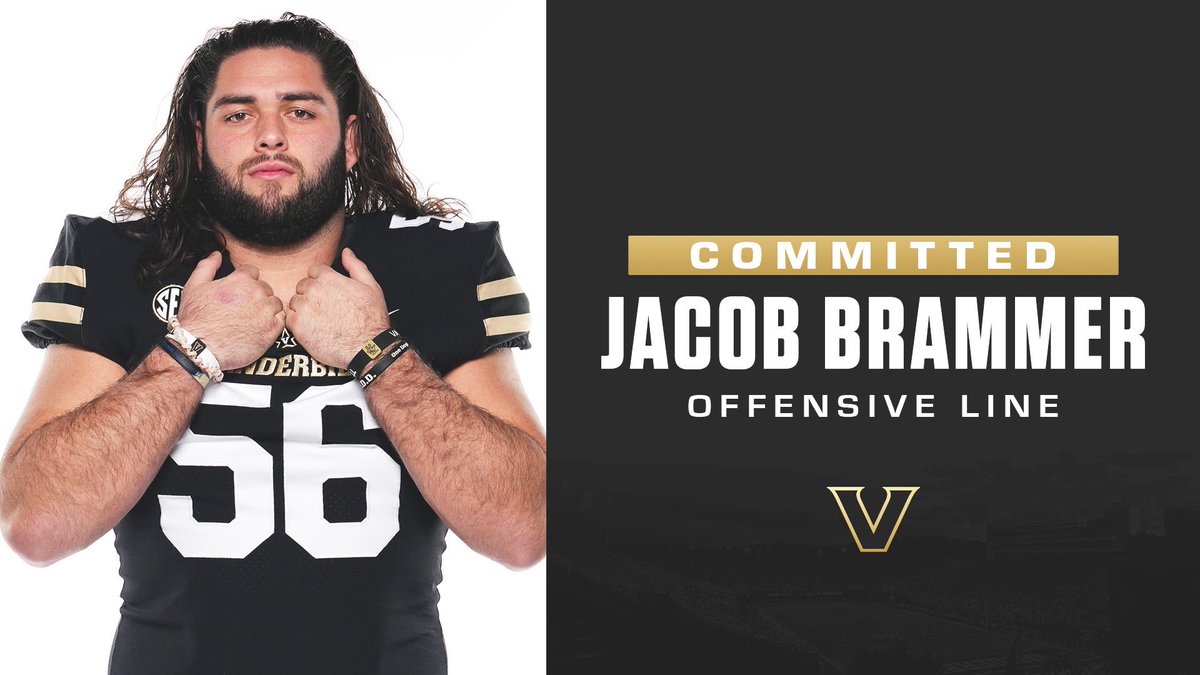 North Texas OL Jacob Brammer transfers to Vanderbilt : r/CFB