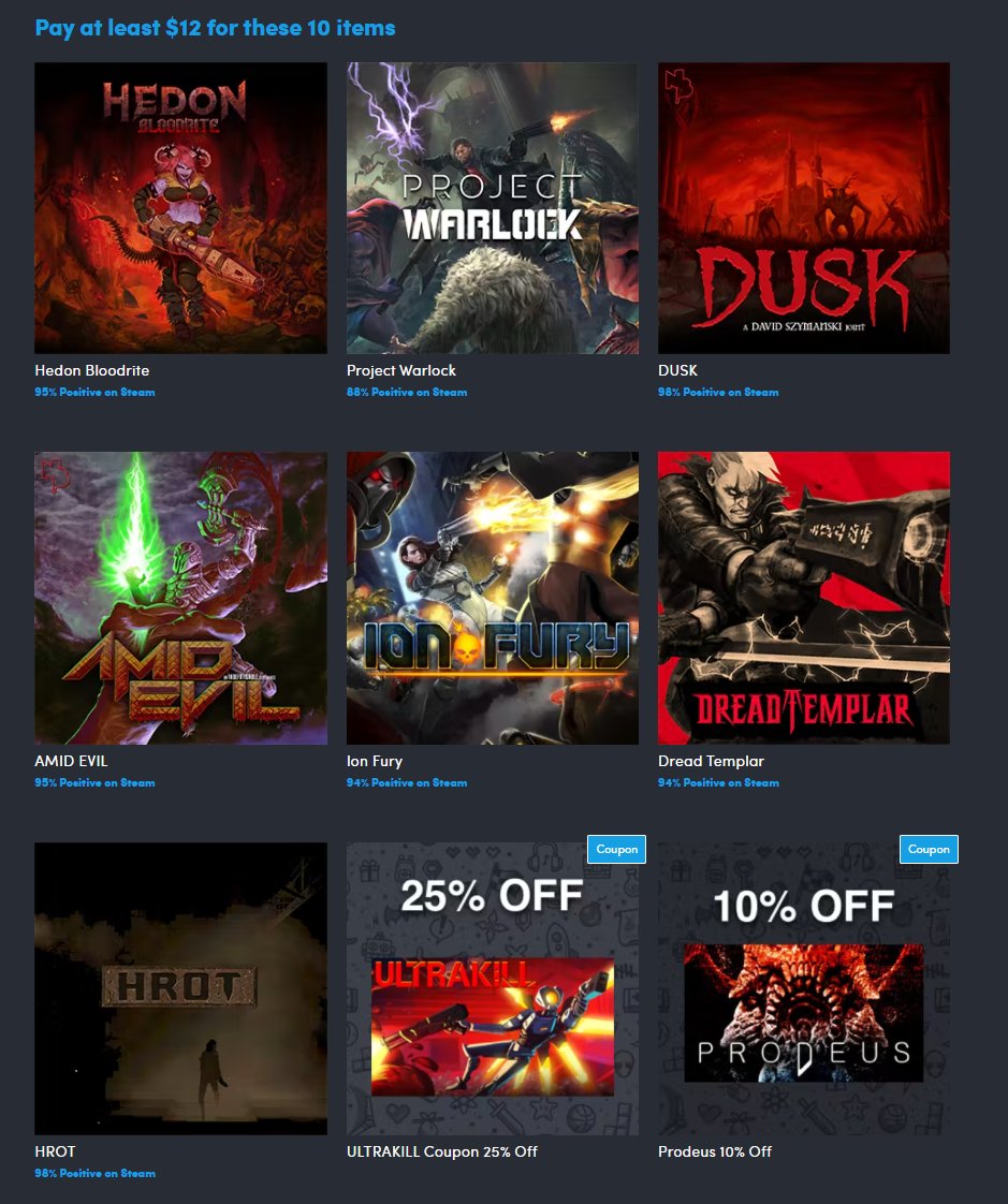 Wario64 on Twitter: "Last day to get Humble Games Bundle: Best of Boomer Shooters Bundle https ...