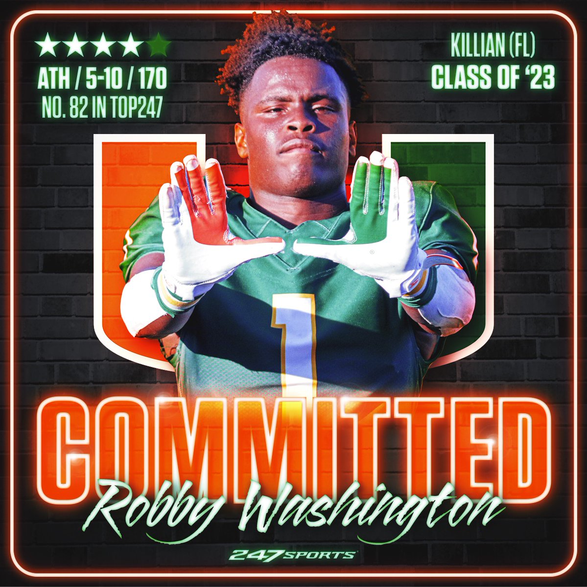 2023 3* LB Bobby Washington Commits To Miami : r/CFB