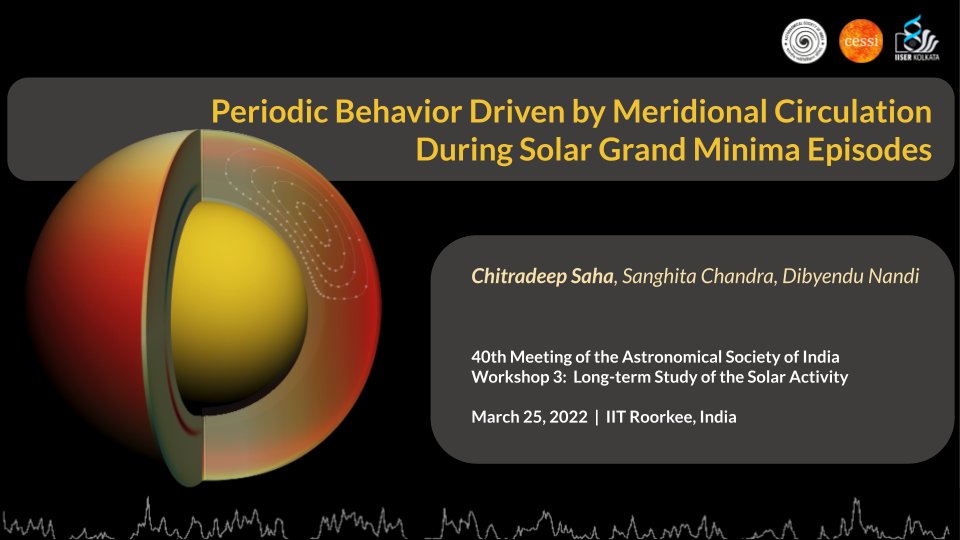 Chitradeep Saha on Twitter: "Privileged to deliver a talk in a workshop titled "Long Term Study ...