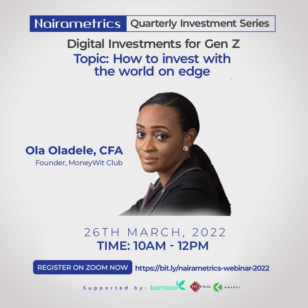 Nairametrics on Twitter: "Meet @OlerOladele CFA, our speaker at the Nairametrics Quarterly ...
