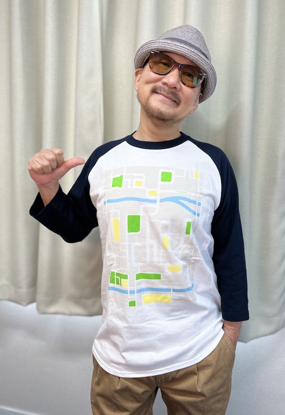 Chagestaff.jp on Twitter: "ずっと細道グッズ「ラグランTシャツ」の紹介。 お待たせしました!!(え？待ってない？)本人着用写真です!!ネイビーLサイズになります ...