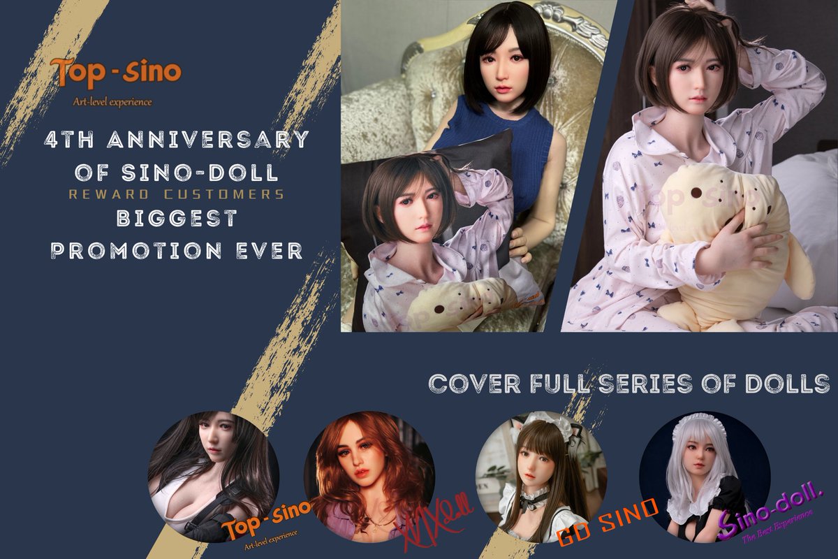 Promotion for Sino-doll 4th Anniversary Celebration launched!!! Learn more details from our ...