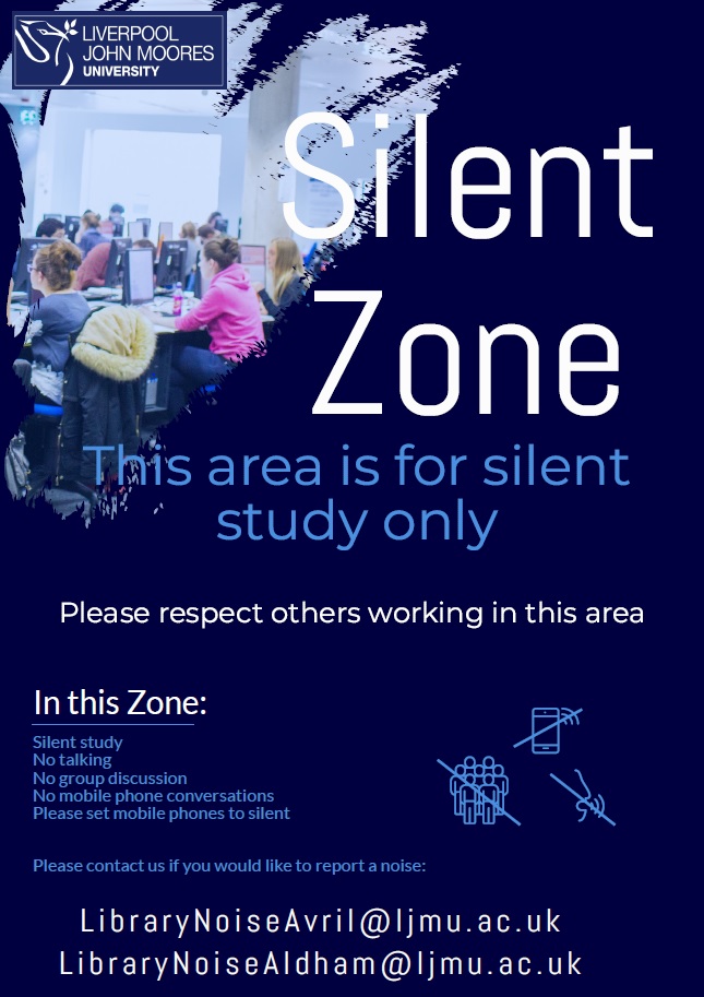 Silence Please Library Posters