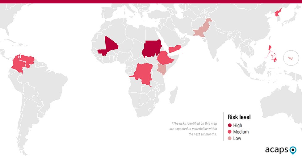 ACAPS on Twitter: "WATCHLIST | New Global Risk Analysis, w/12 #humanitarian contexts to watch ...