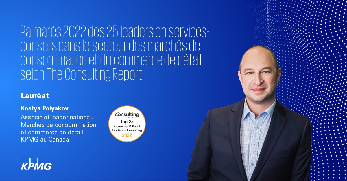 KPMG Canada on Twitter: "Nous sommes fiers d’annoncer que Kostya Polyakov figure au palmarès ...