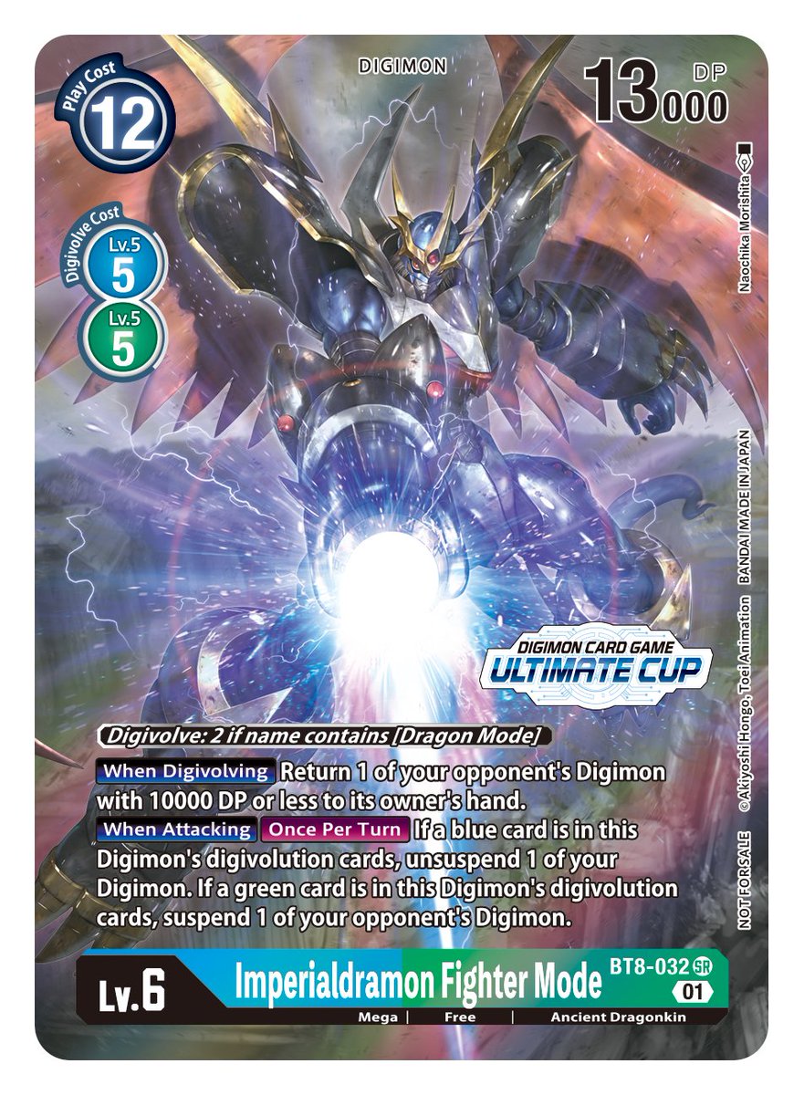 Imperialdramon Paladin Mode Card